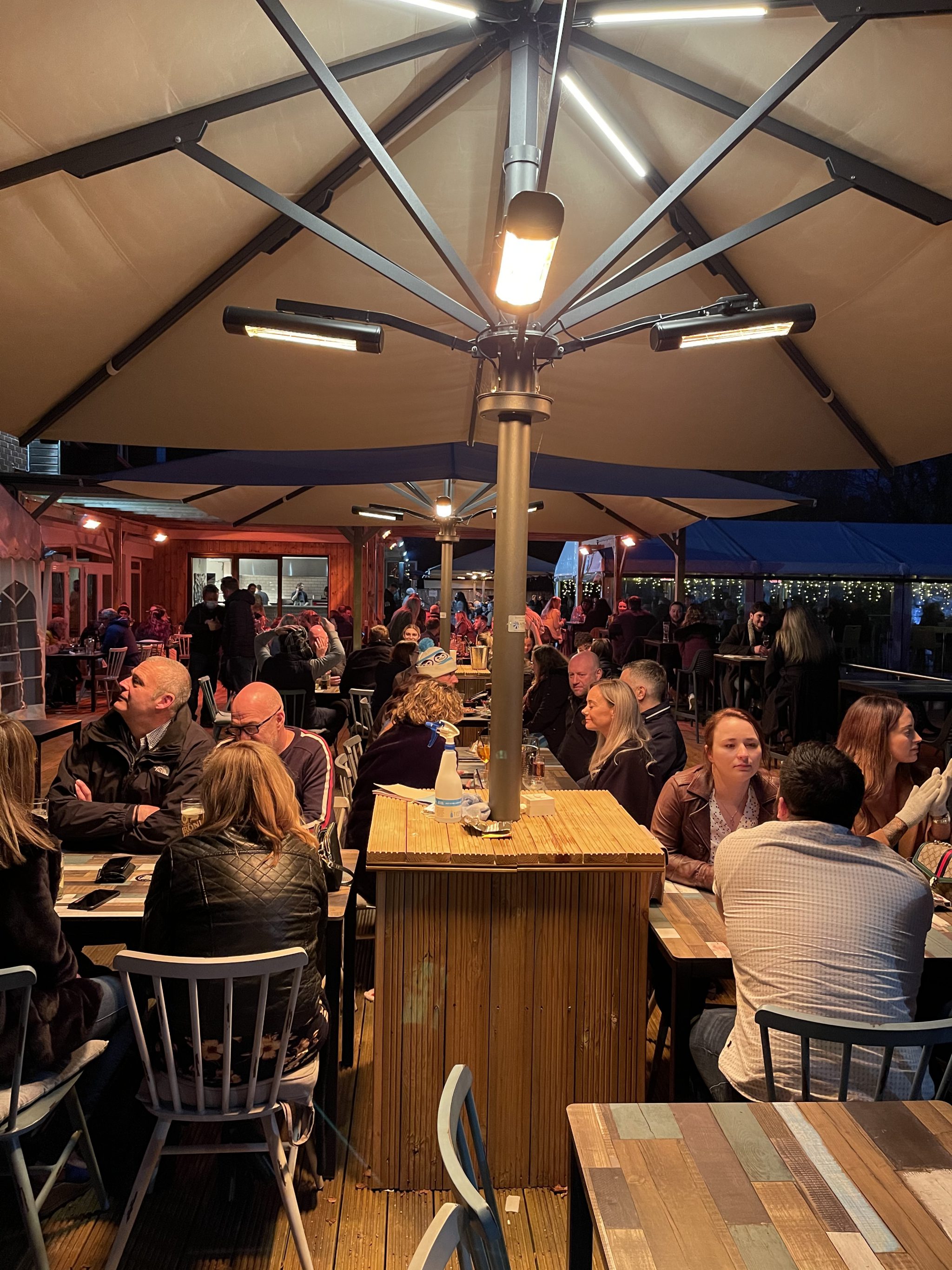 The Oak Bar Terrace | Our outside terrace is spacious with heated umbrellas